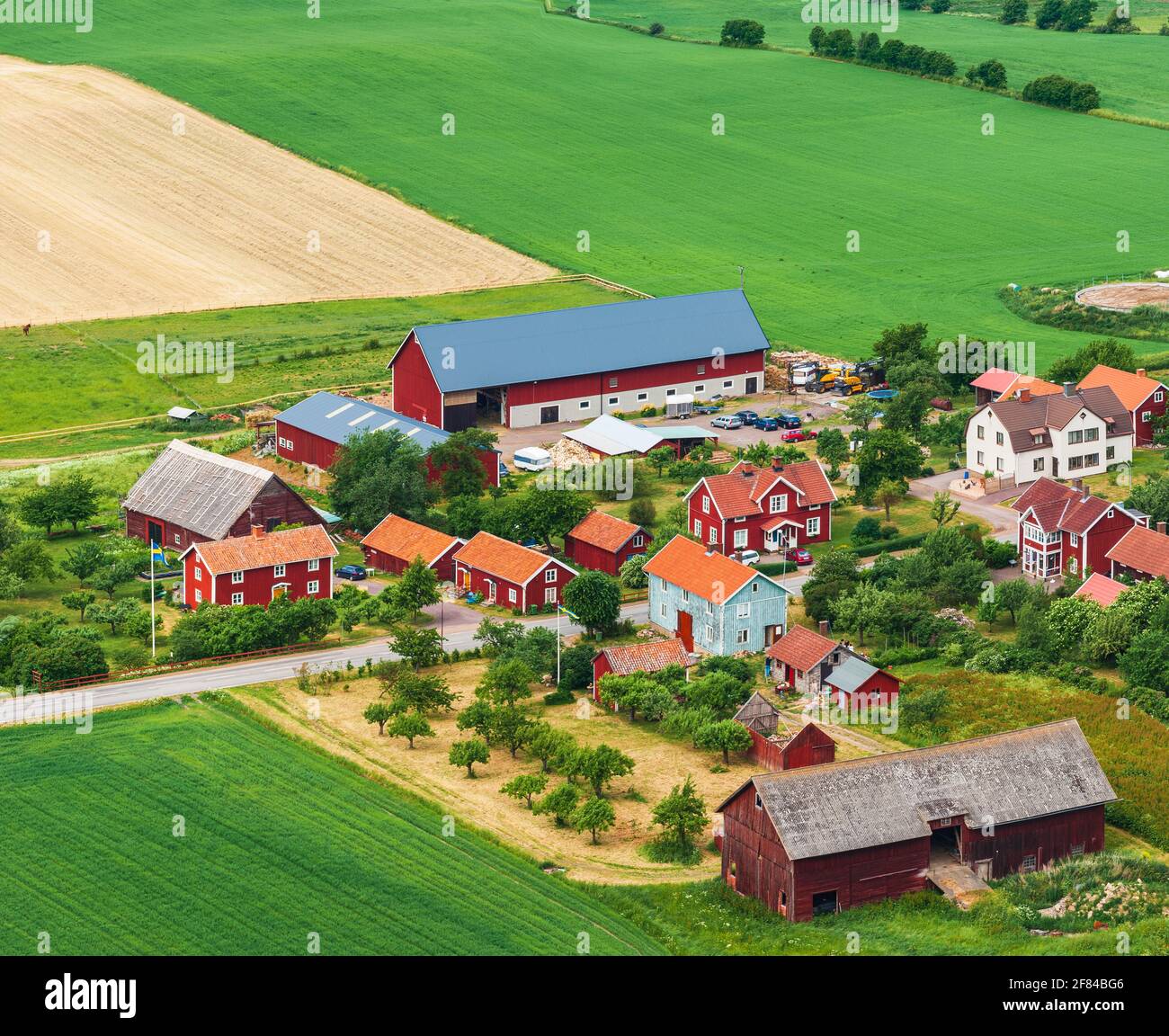 Sweden agriculture landscape hi-res stock photography and images - Alamy