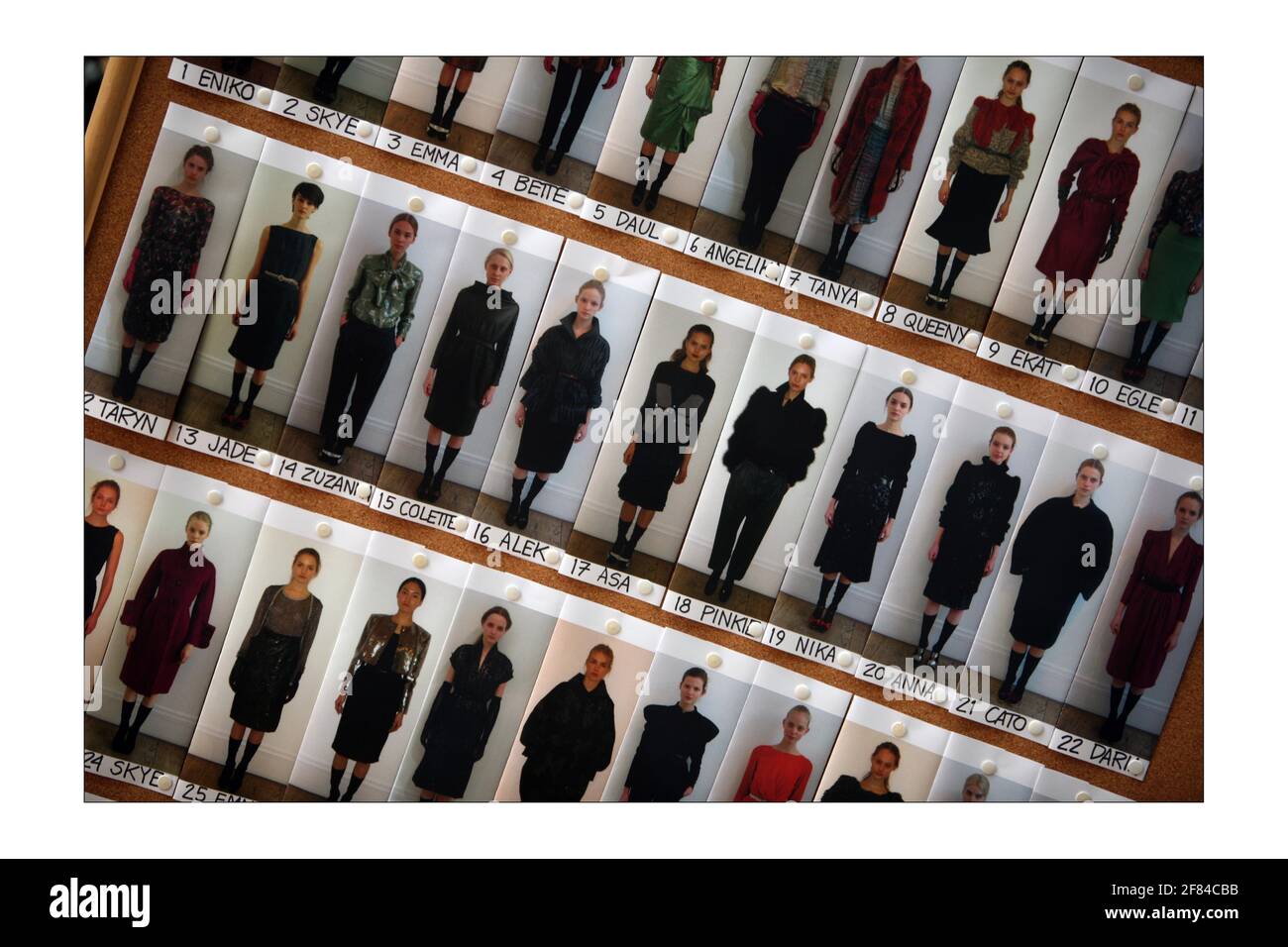 London Fashion week...... Nicole Farhi... Royal Opera Housephotograph ...