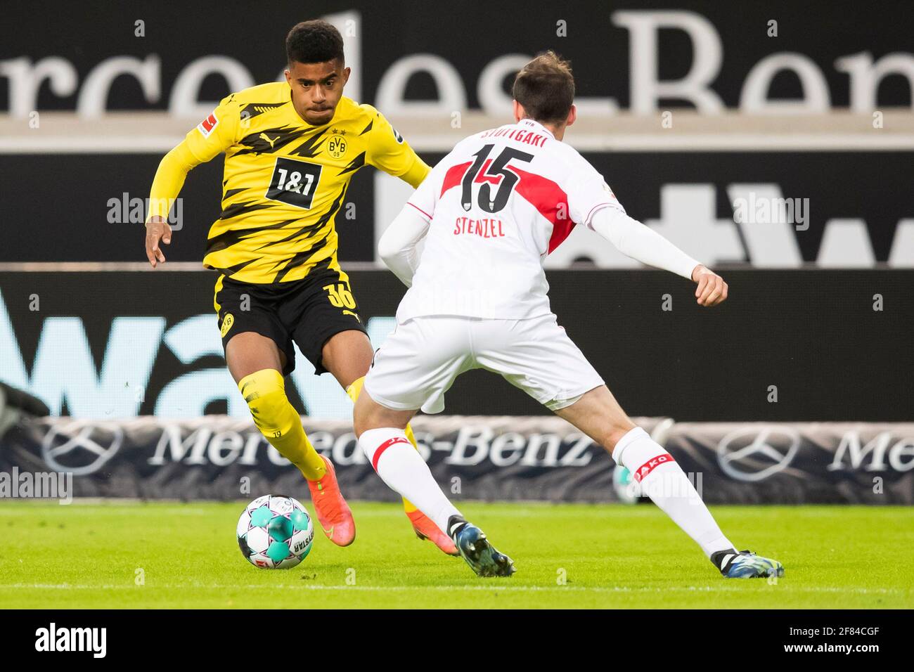 Stuttgart, Germany. 10th Apr, 2021. Football: Bundesliga, VfB Stuttgart ...