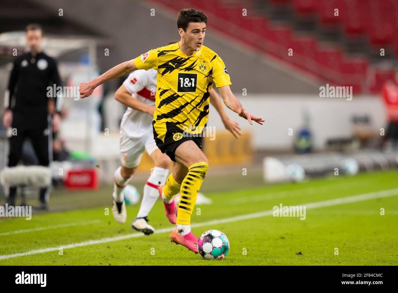 Stuttgart, Germany. 10th Apr, 2021. Football: Bundesliga, VfB Stuttgart ...