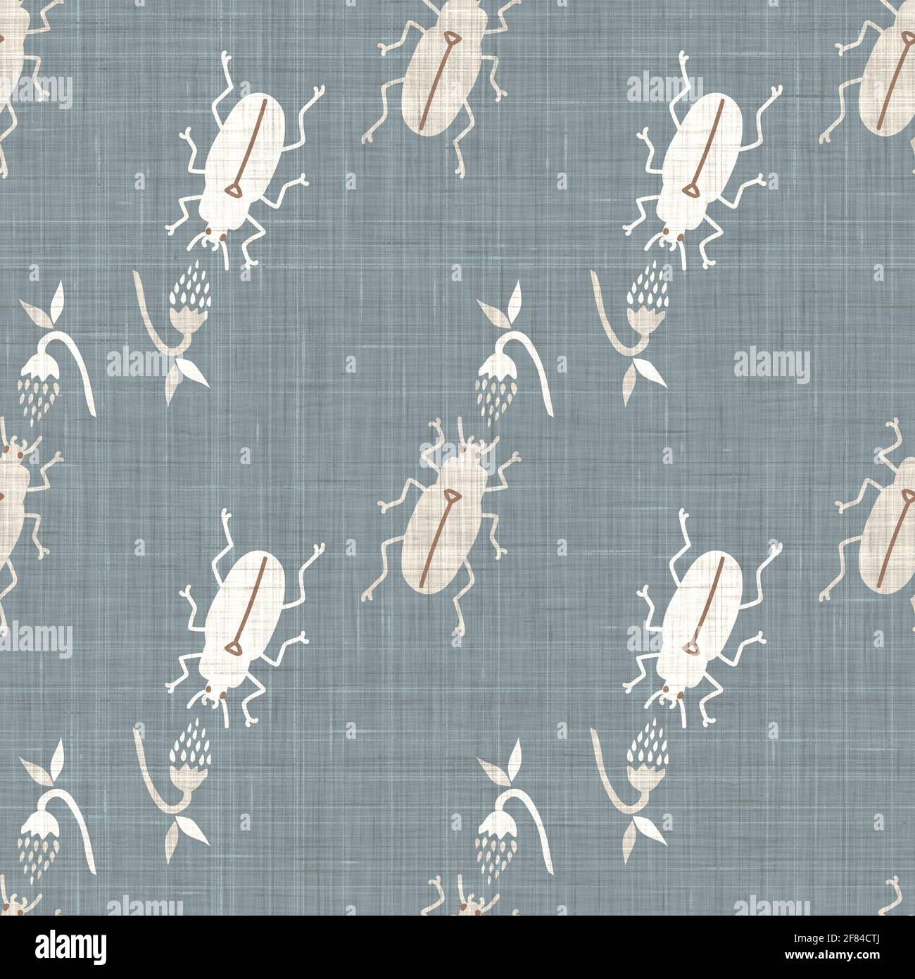 Seamless background bug insect gender neutral pattern. Whimsical ...