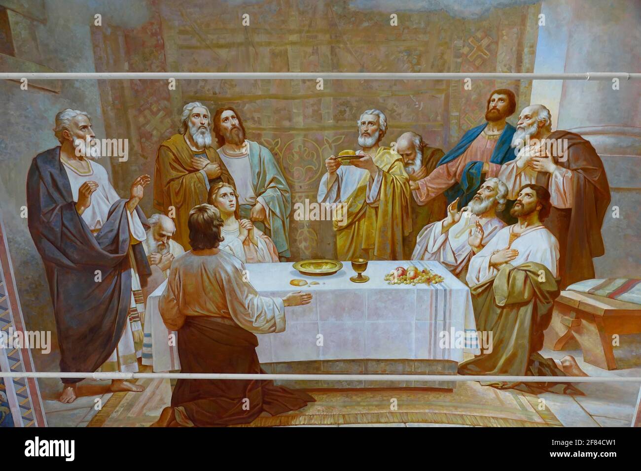 The last supper fresco hi-res stock photography and images - Alamy