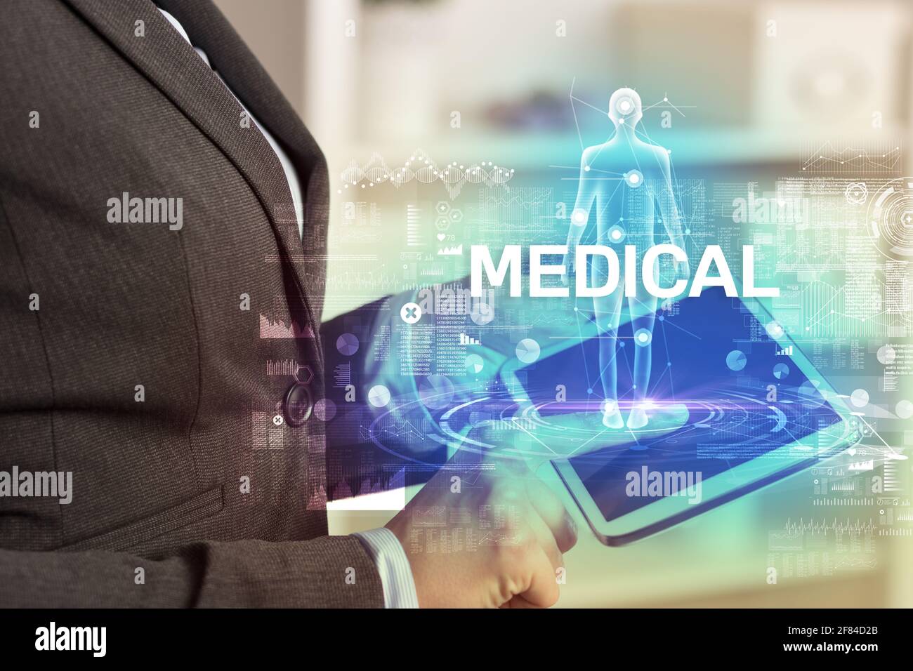 Electronic medical record, tech concept Stock Photo - Alamy