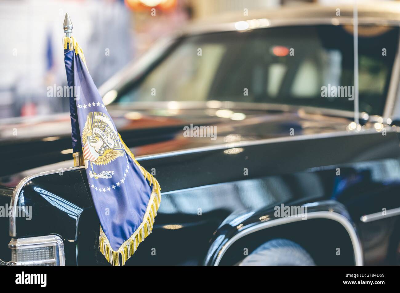 American flag car detail hi-res stock photography and images - Alamy