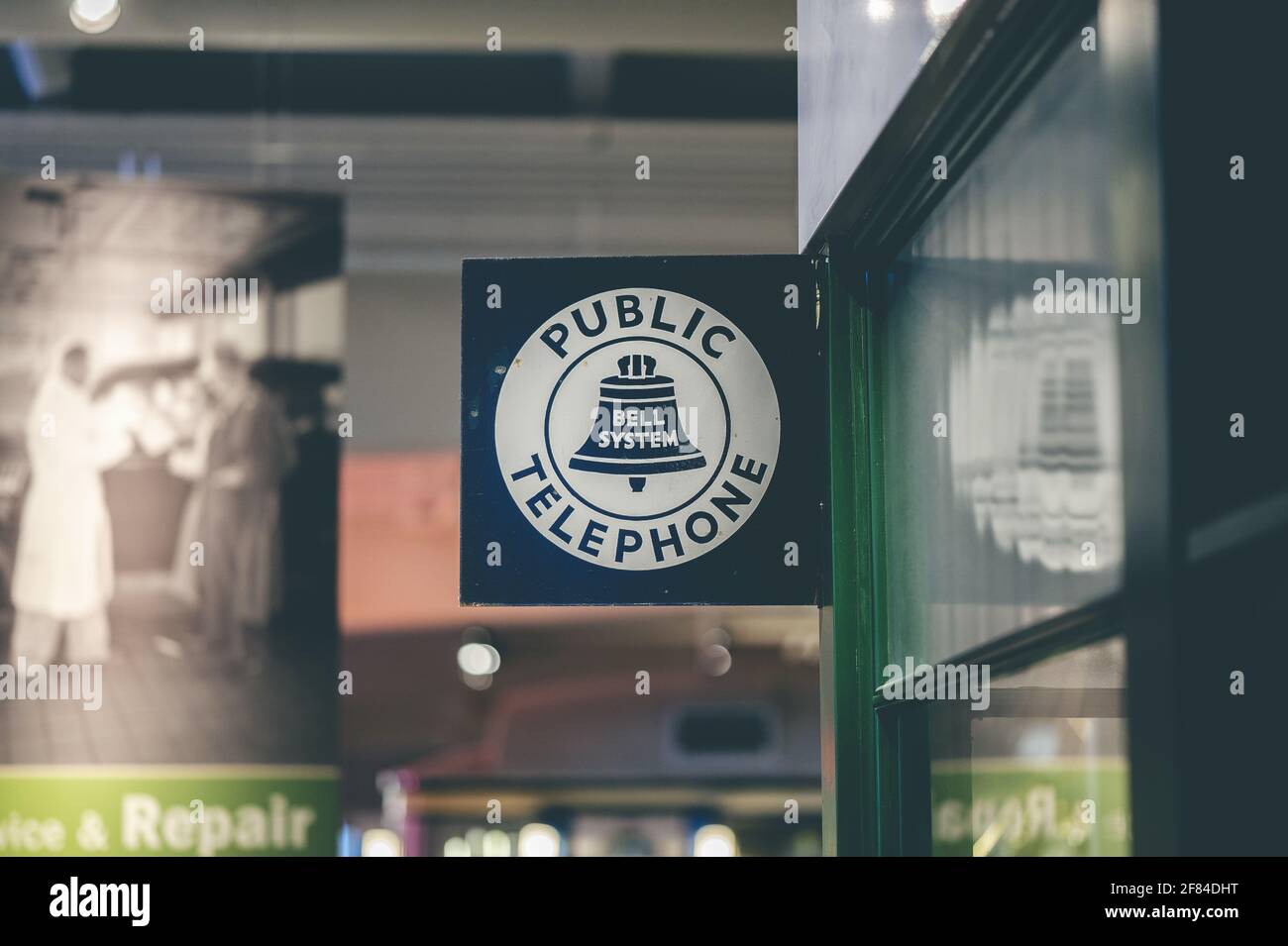 Bell phone booth hi-res stock photography and images - Alamy