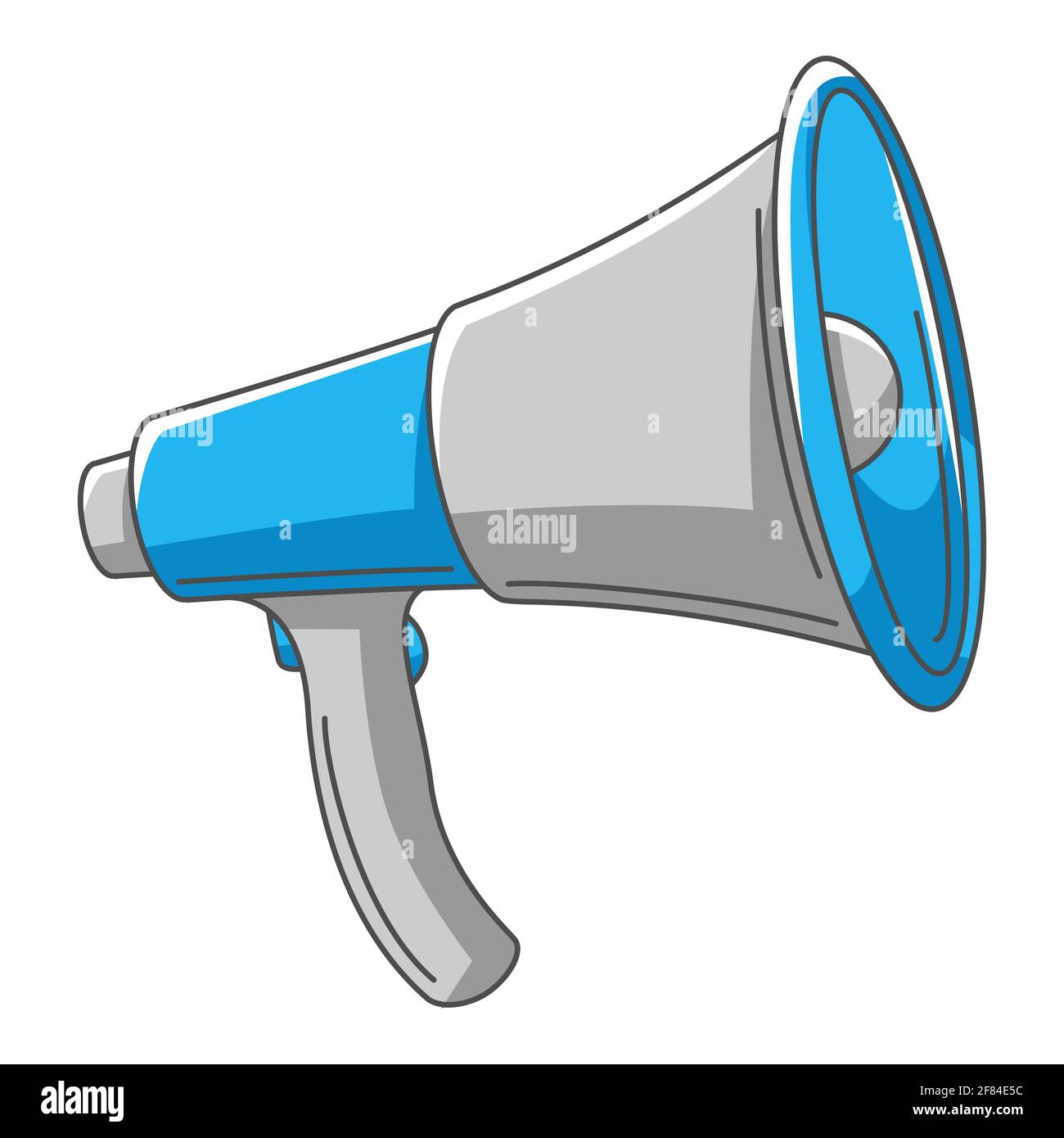 Cartoon megaphone loudspeaker sound marketing Cut Out Stock Images ...