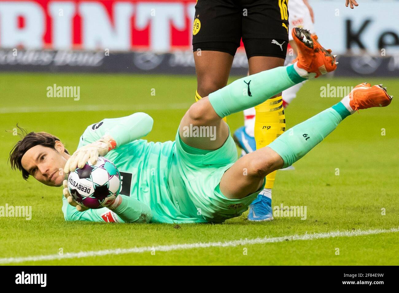 Stuttgart, Germany. 10th Apr, 2021. Football: Bundesliga, VfB Stuttgart ...