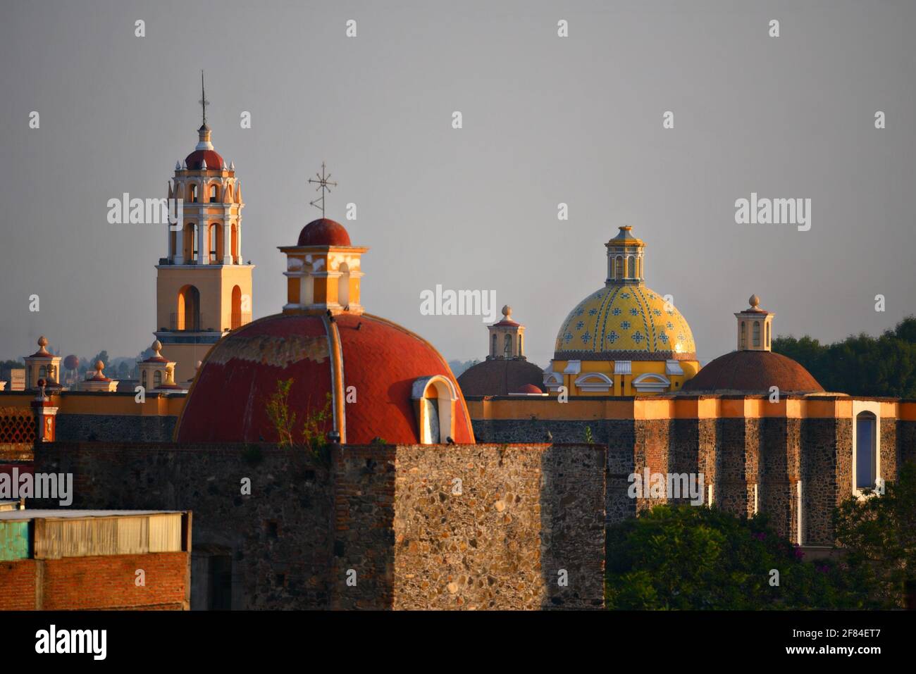 Dome view of the Capilla Real part of the San Gabriel Spanish Colonial ...