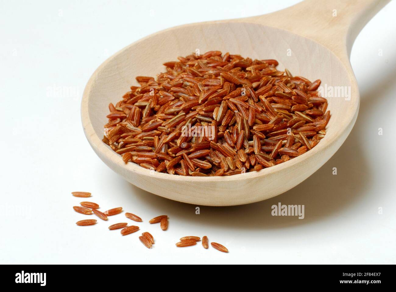 Camargue-Rice (Oryza) , Spoon Stock Photo - Alamy