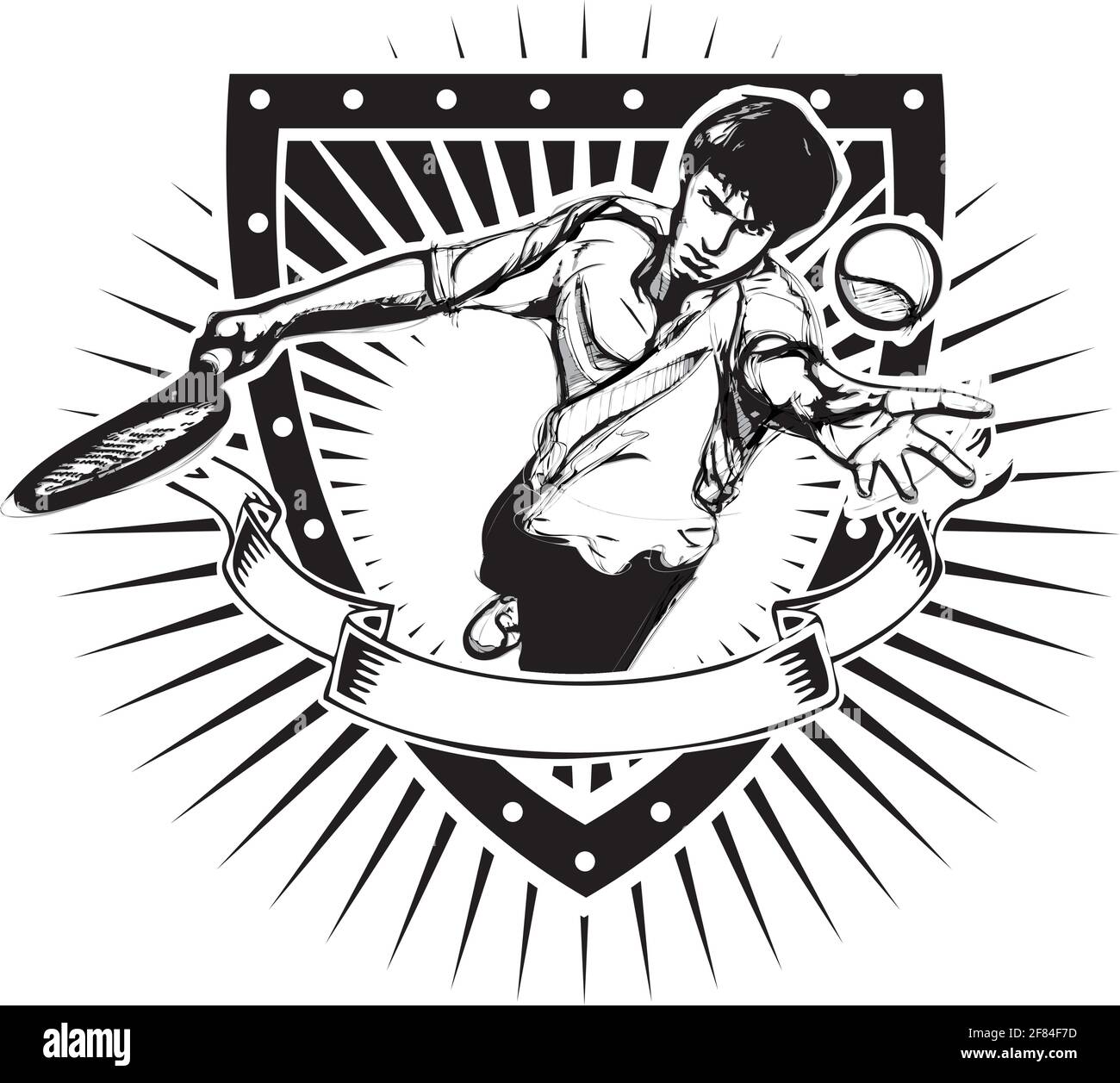 Tennis net vector vectors Black and White Stock Photos & Images - Alamy