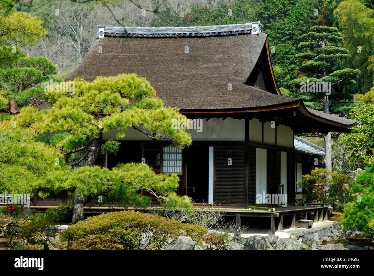 Tea House, Japanese Tea Ceremony, Togu-do, Ginkaku-ji Temple, the ...