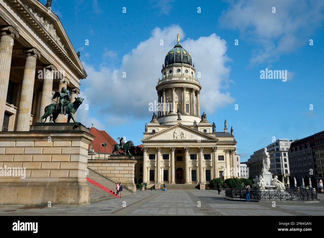 French Cathedral, Concert Hall, Gendarmenmarkt, Berlin, Germany Stock ...
