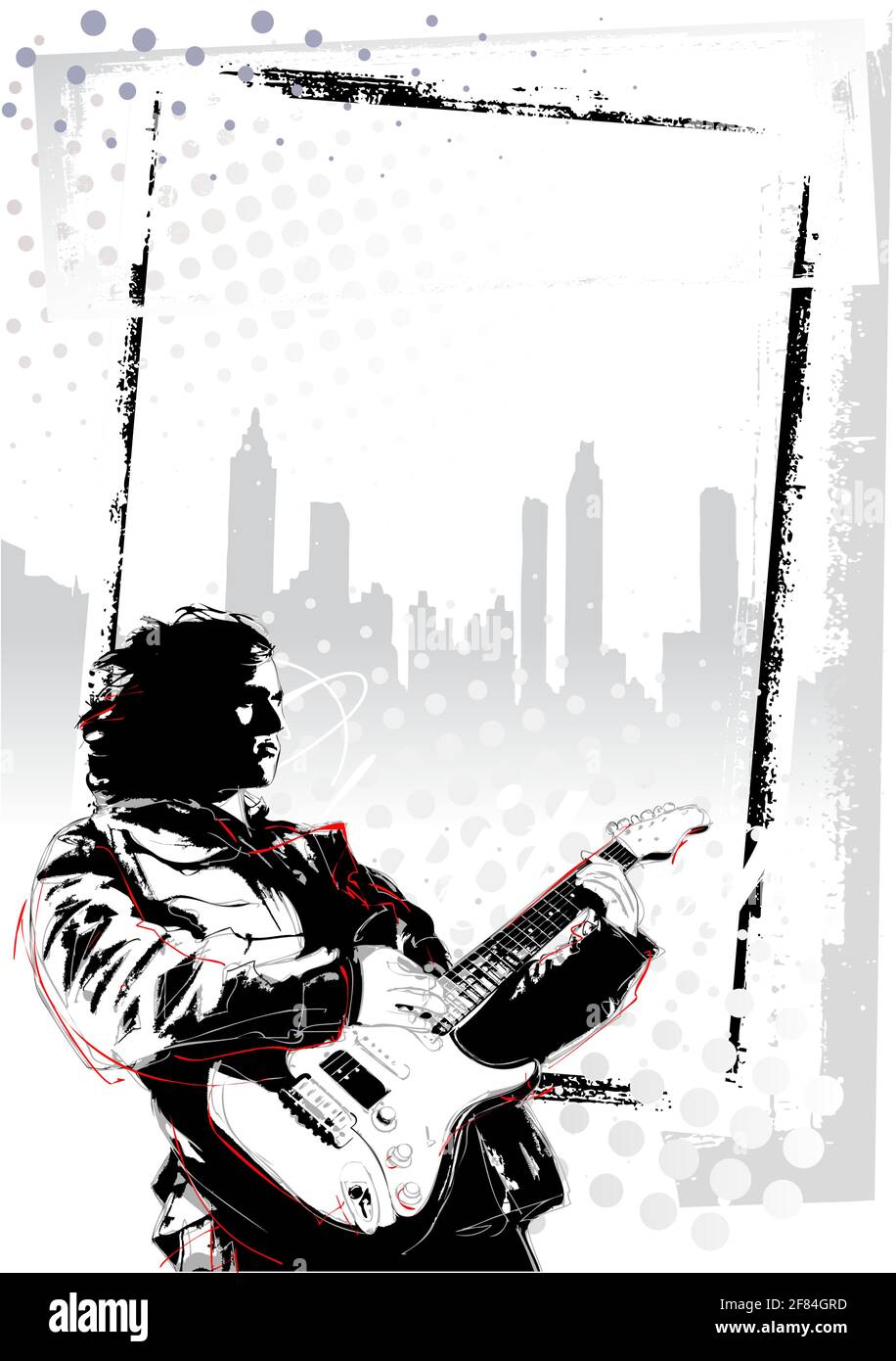 Back of musicians Stock Vector Images - Alamy