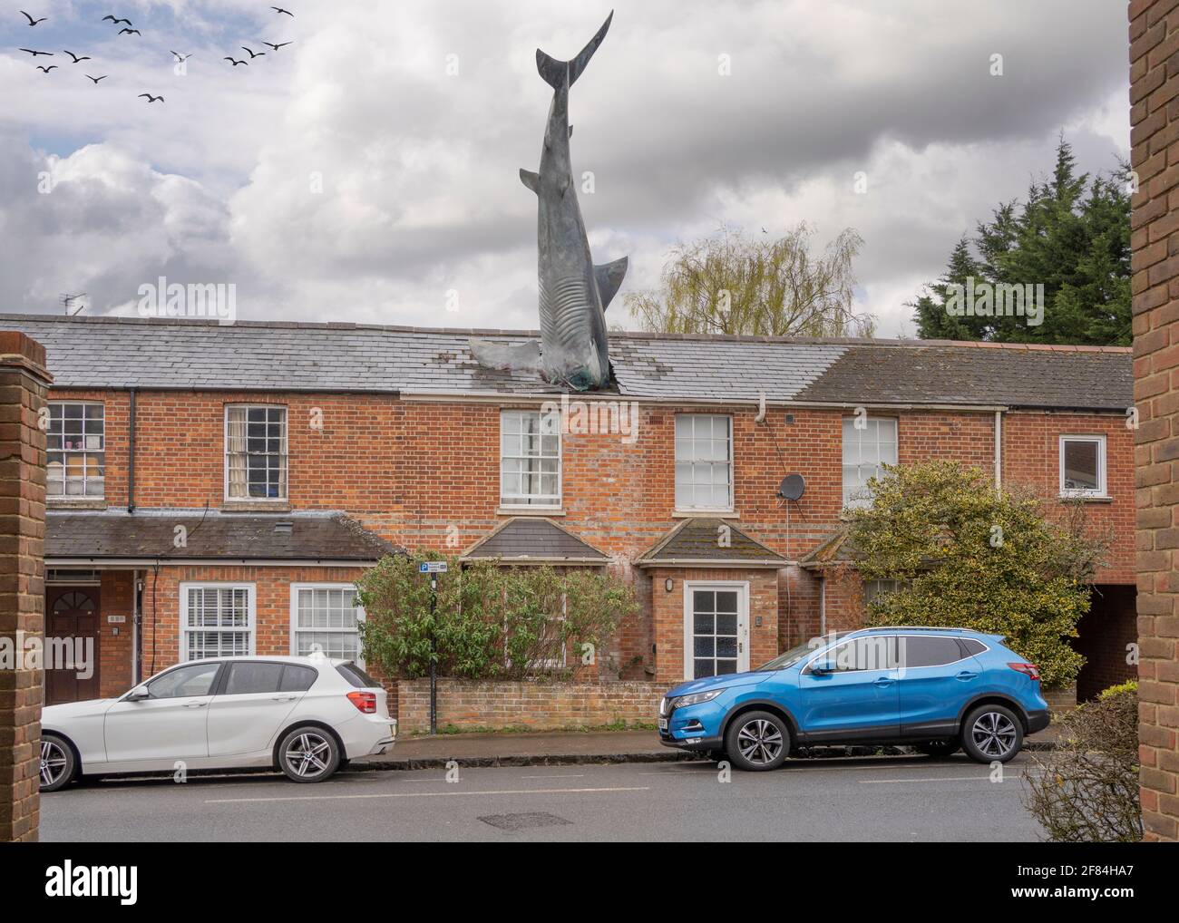 Shark House Oxford Stock Photo - Alamy