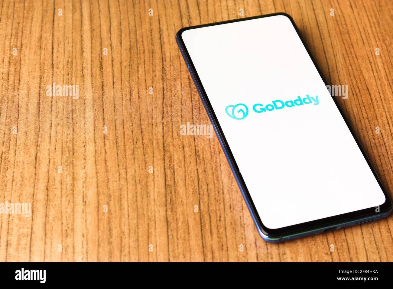 Assam, india - April 10, 2021 : GoDaddy logo on phone screen stock ...