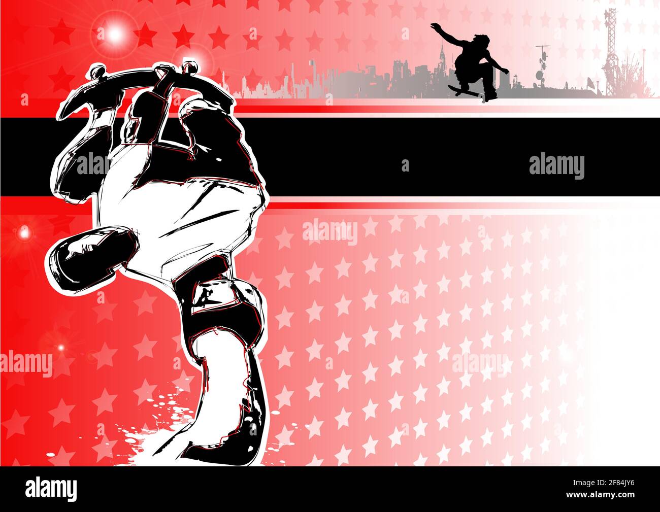 skate poster background Stock Vector Image & Art - Alamy