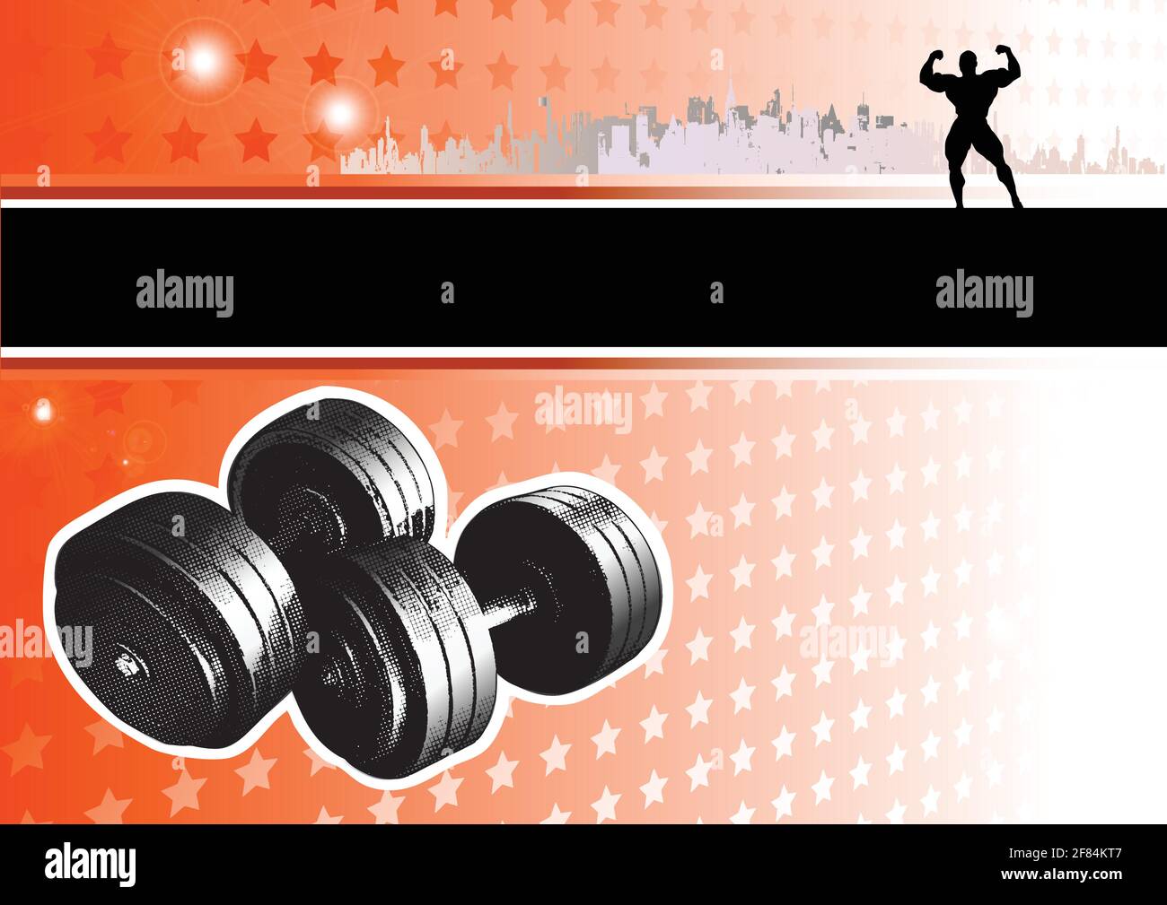 bodybuilding poster background Stock Vector Image & Art - Alamy