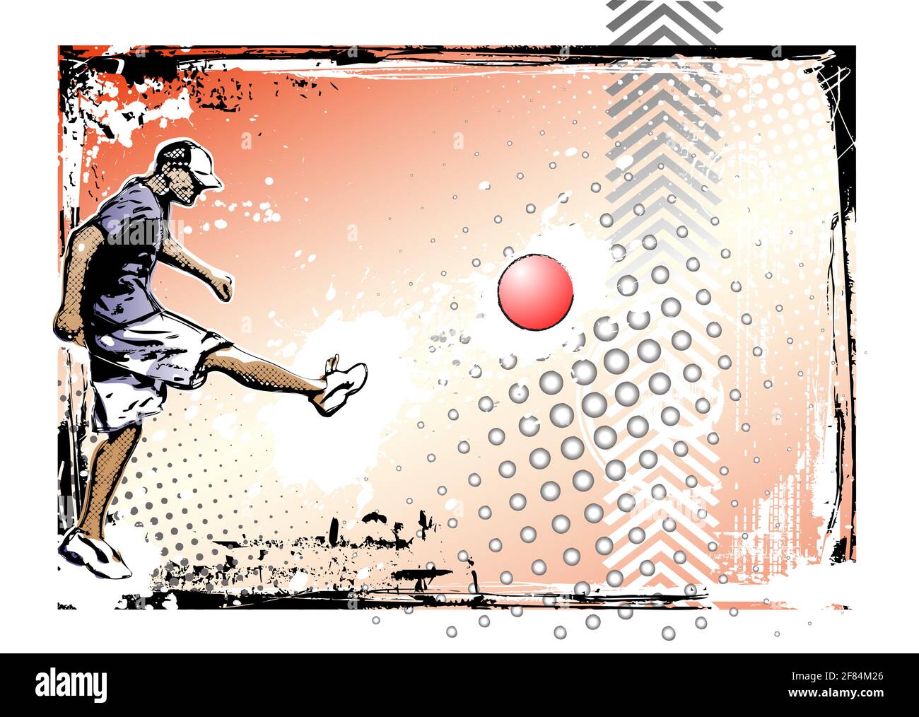 kickball poster background Stock Vector Image & Art - Alamy