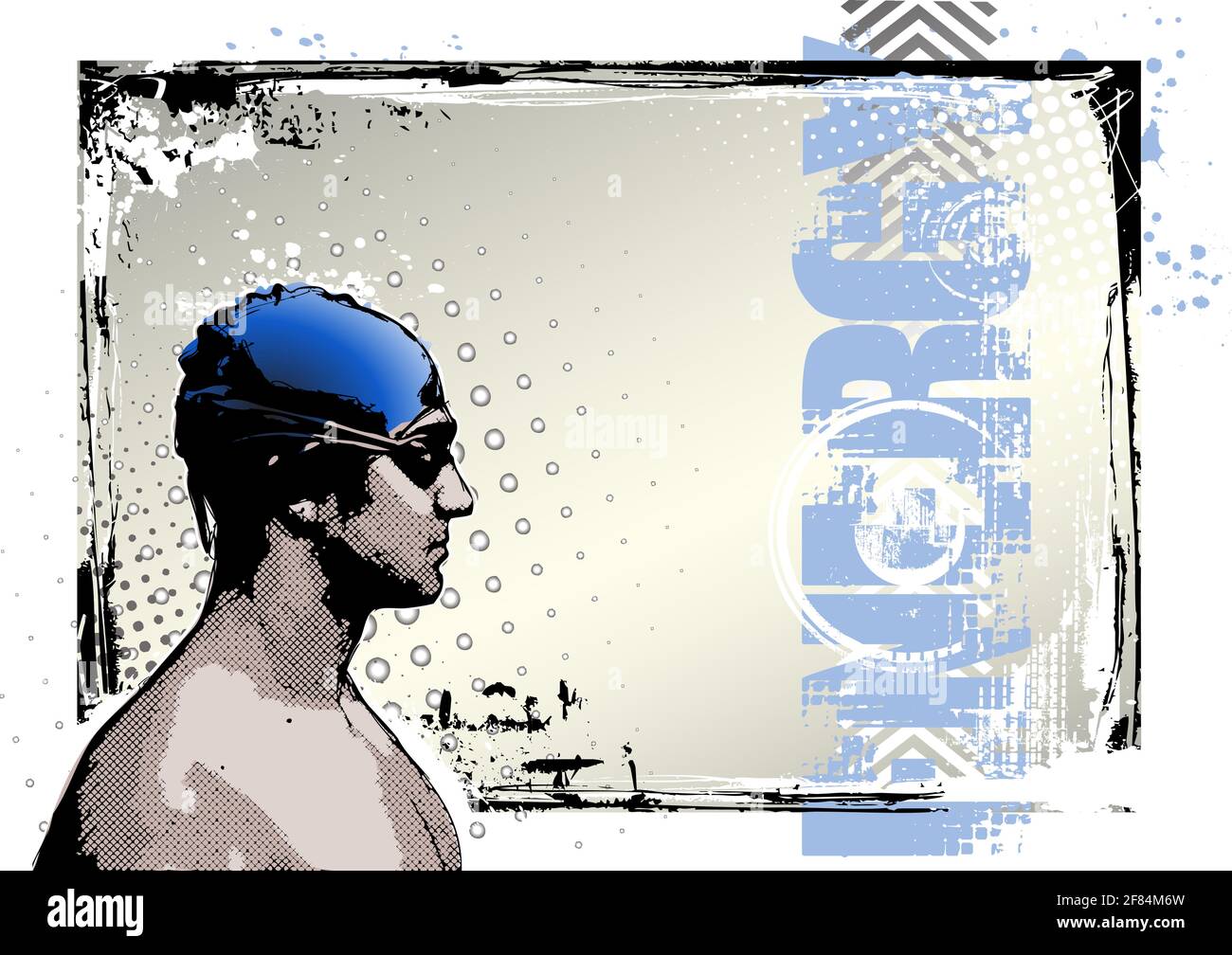 swimming poster background Stock Vector Image & Art - Alamy