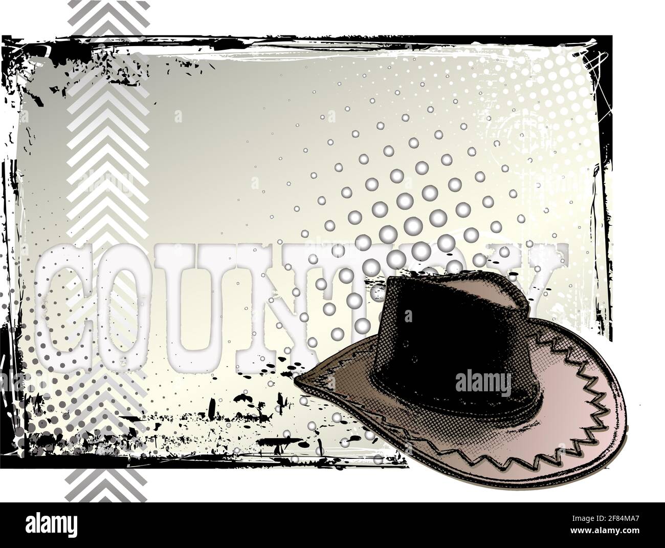 cowboy hat poster background Stock Vector Image & Art - Alamy