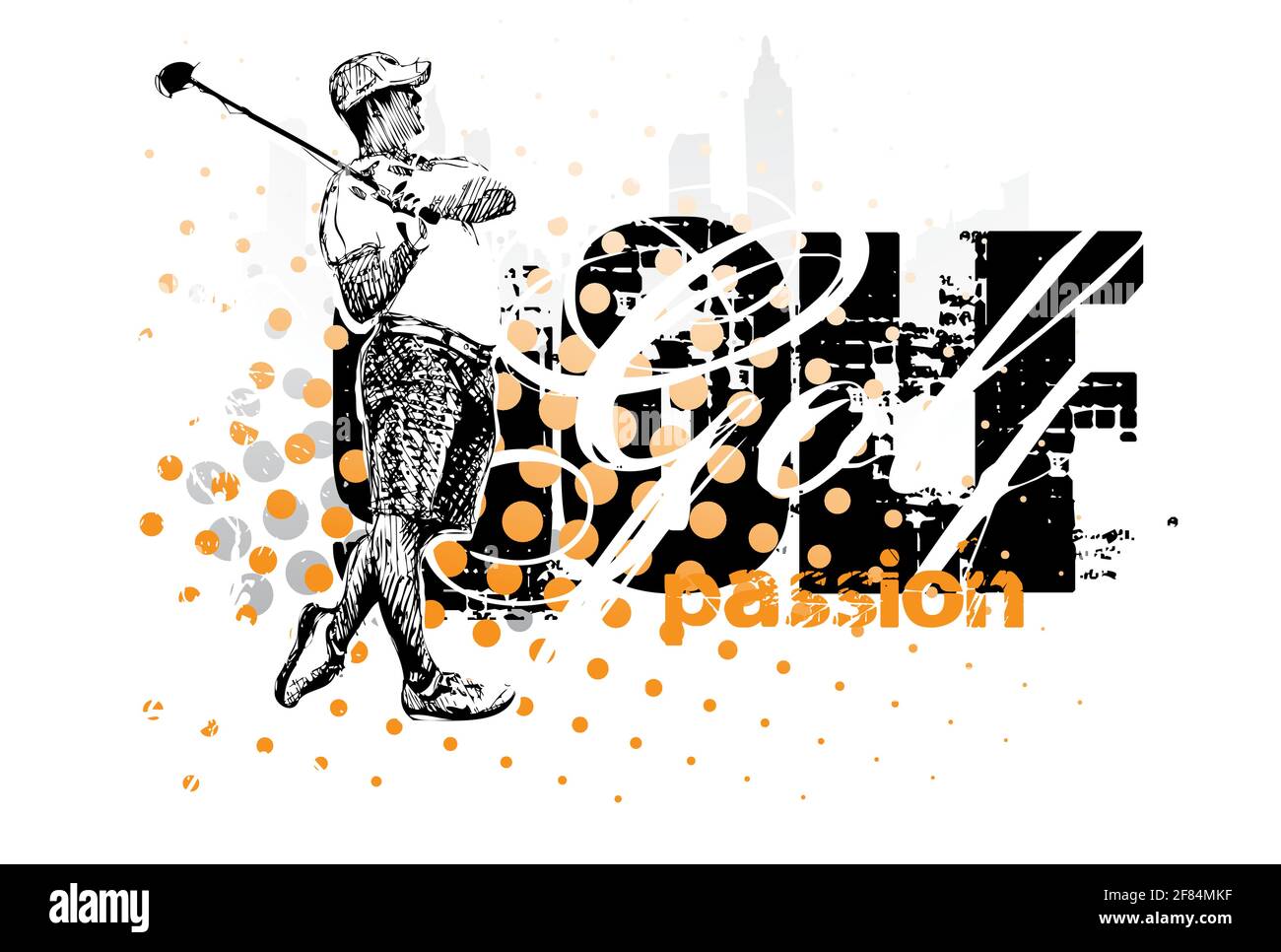 golf poster background Stock Vector Image & Art - Alamy