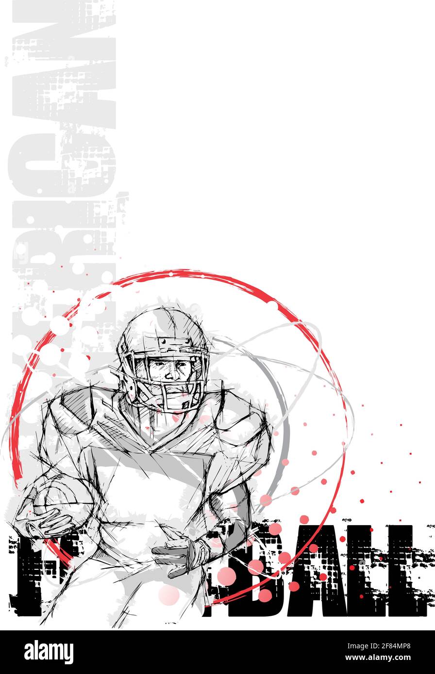 American football rugby players Cut Out Stock Images & Pictures - Alamy