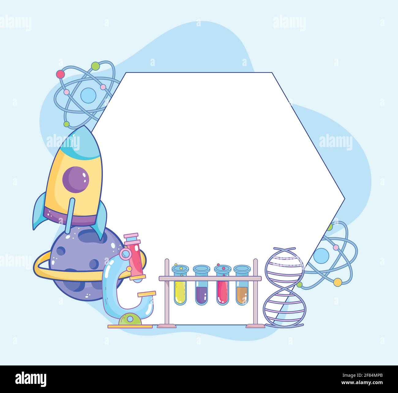 science education stuff theme cartoon Stock Vector Image & Art - Alamy