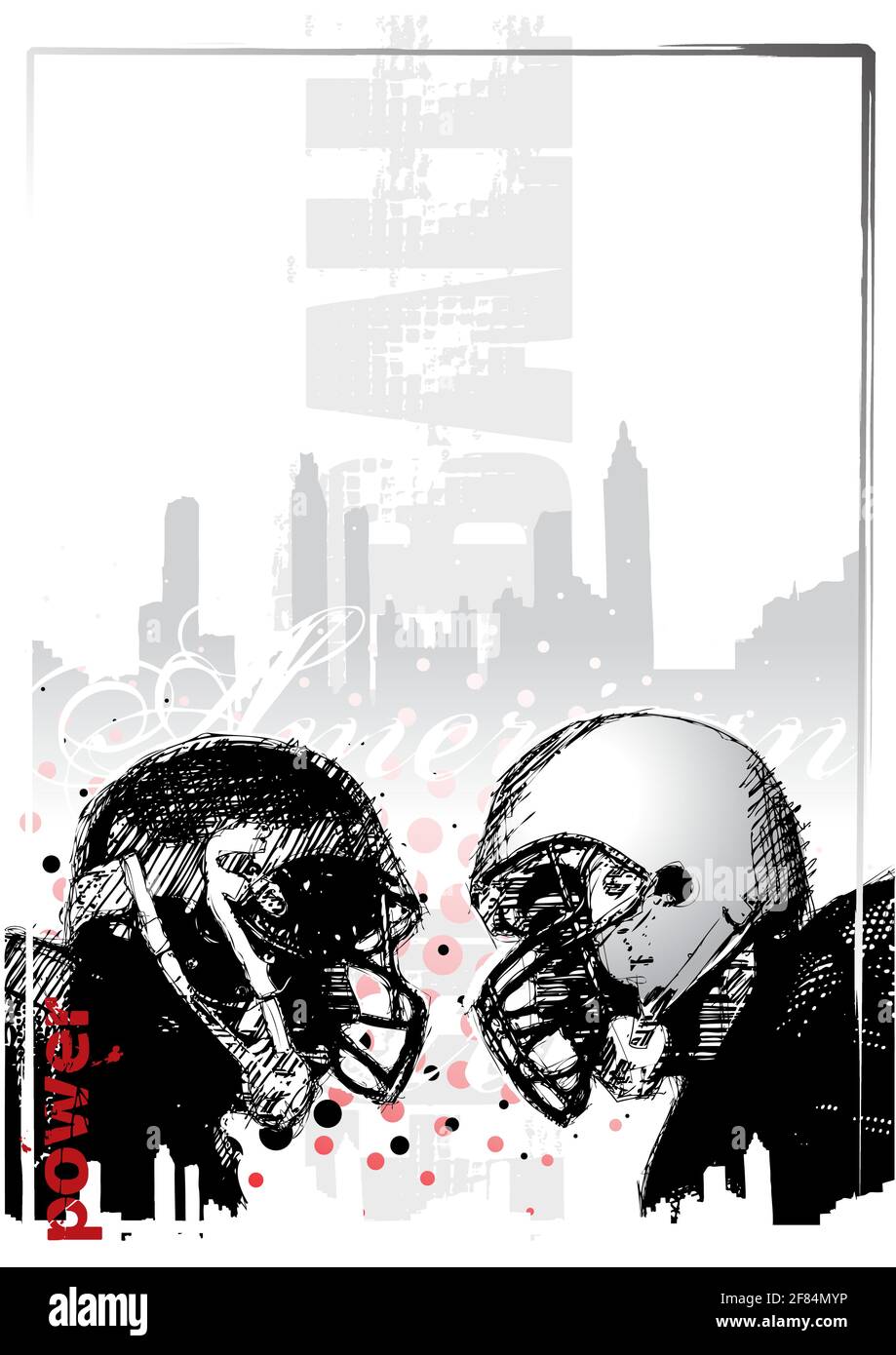 american football poster background Stock Vector Image & Art - Alamy