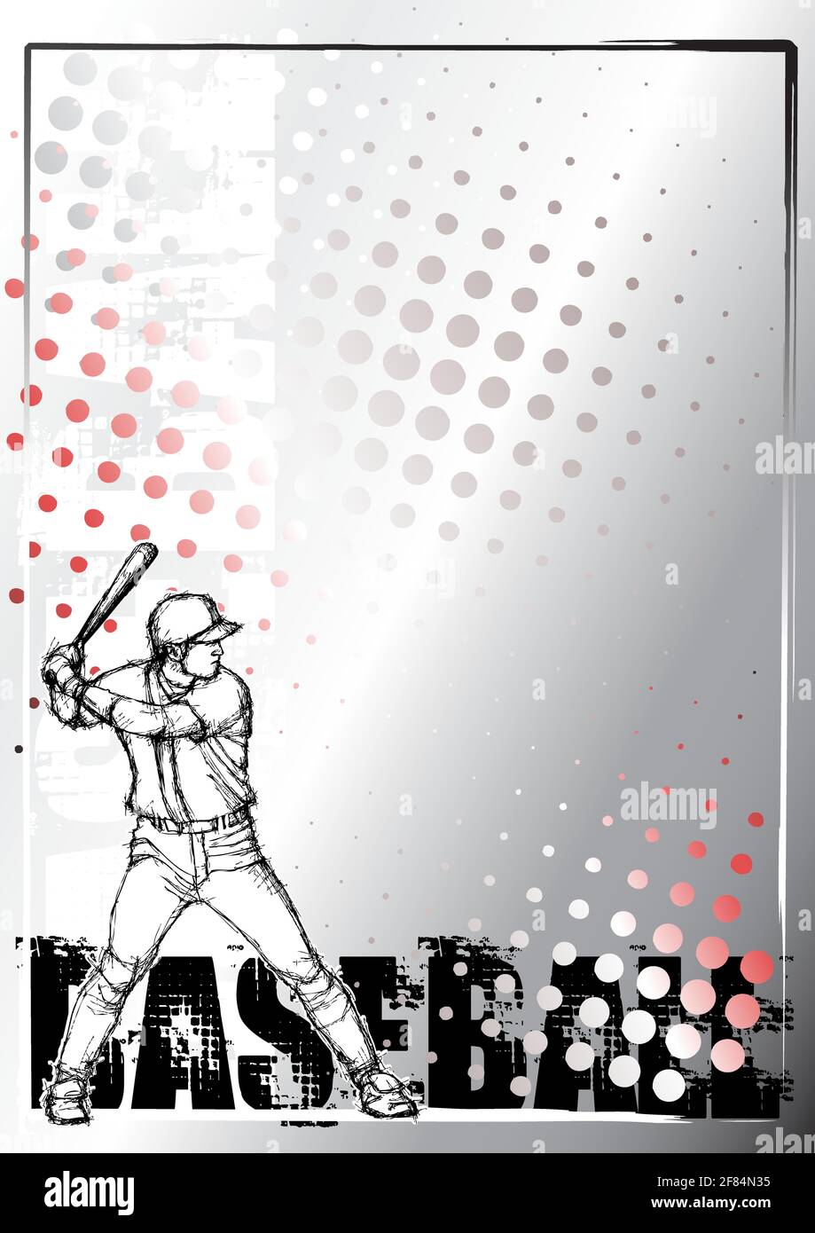 baseball poster background Stock Vector Image & Art - Alamy