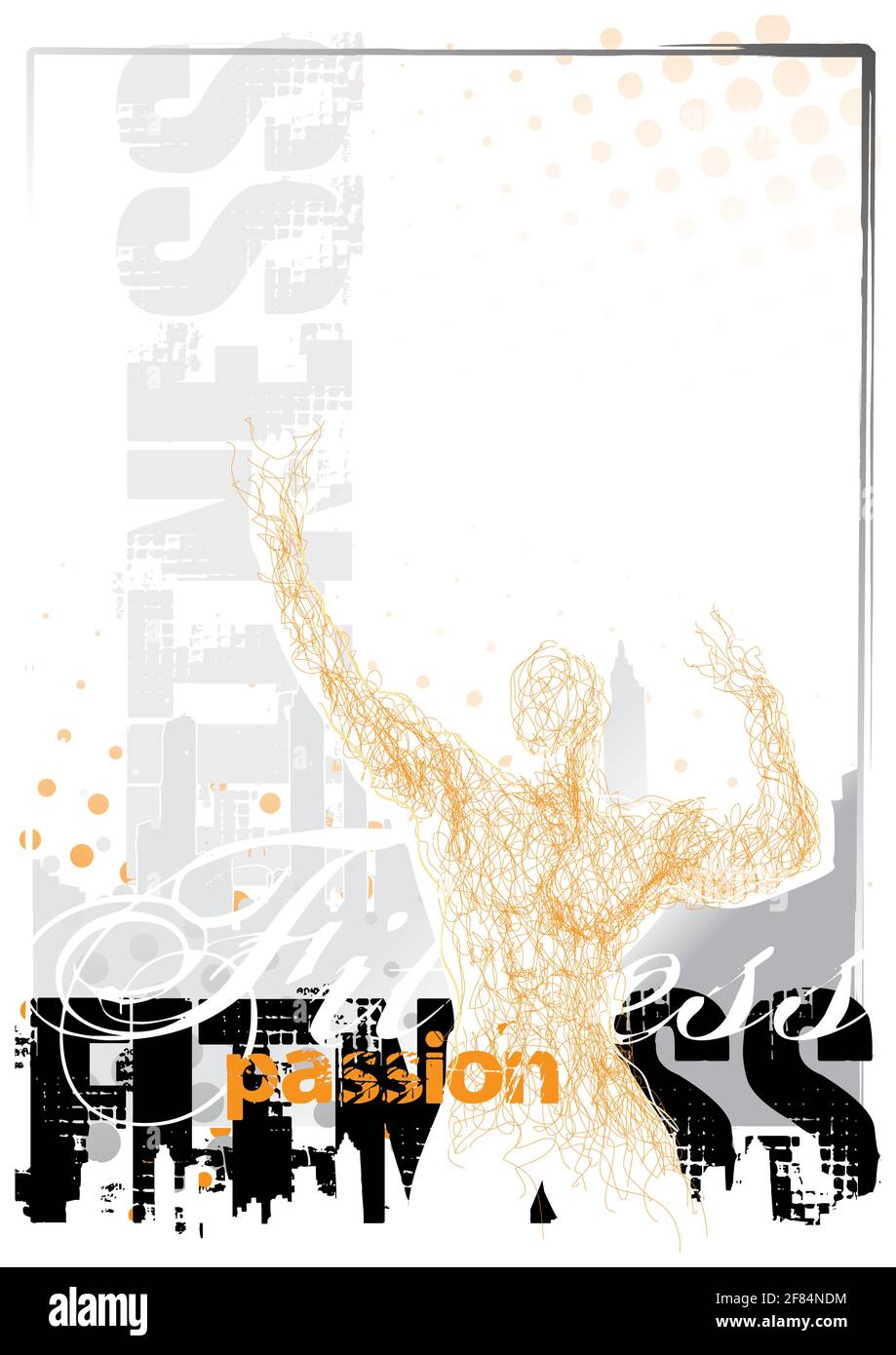 bodybuilding poster background Stock Vector Image & Art - Alamy