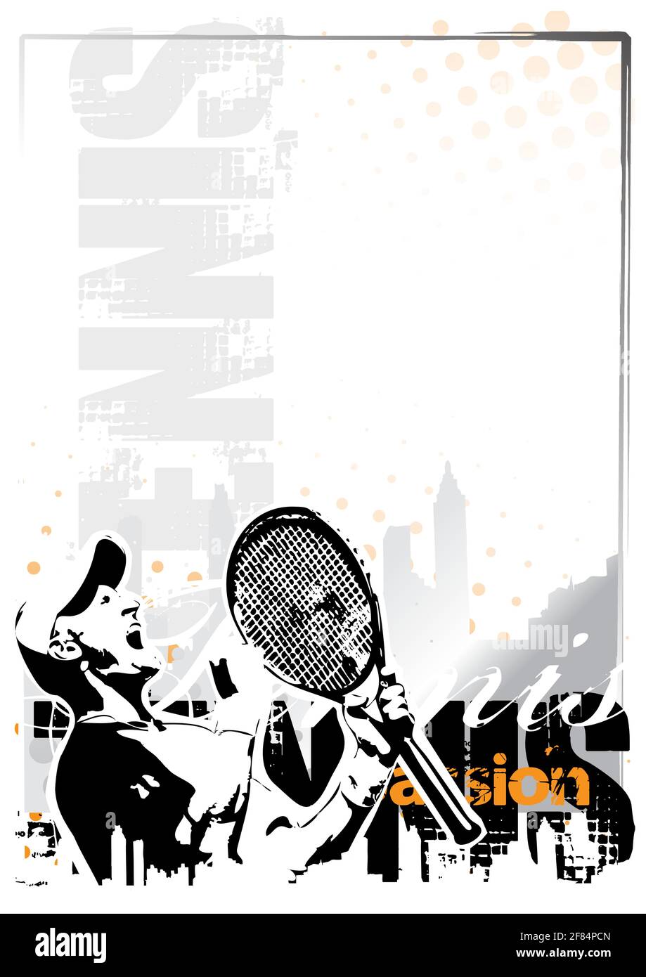tennis poster background Stock Vector Image & Art - Alamy