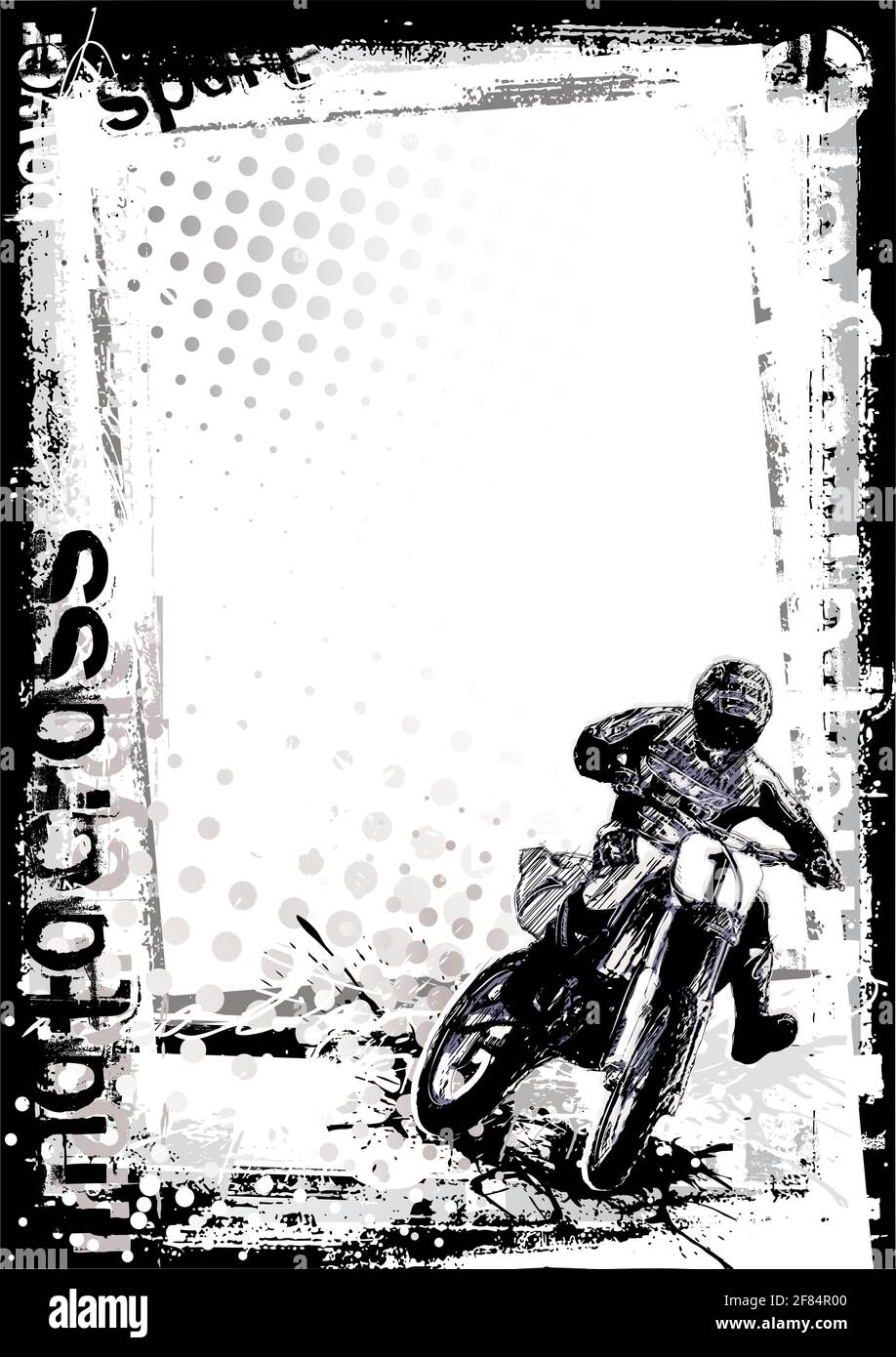 motor bike poster background Stock Vector Image & Art - Alamy