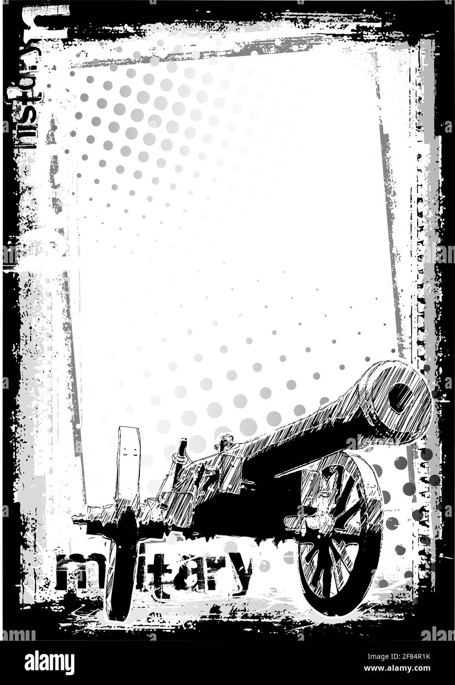 cannon poster background Stock Vector Image & Art - Alamy