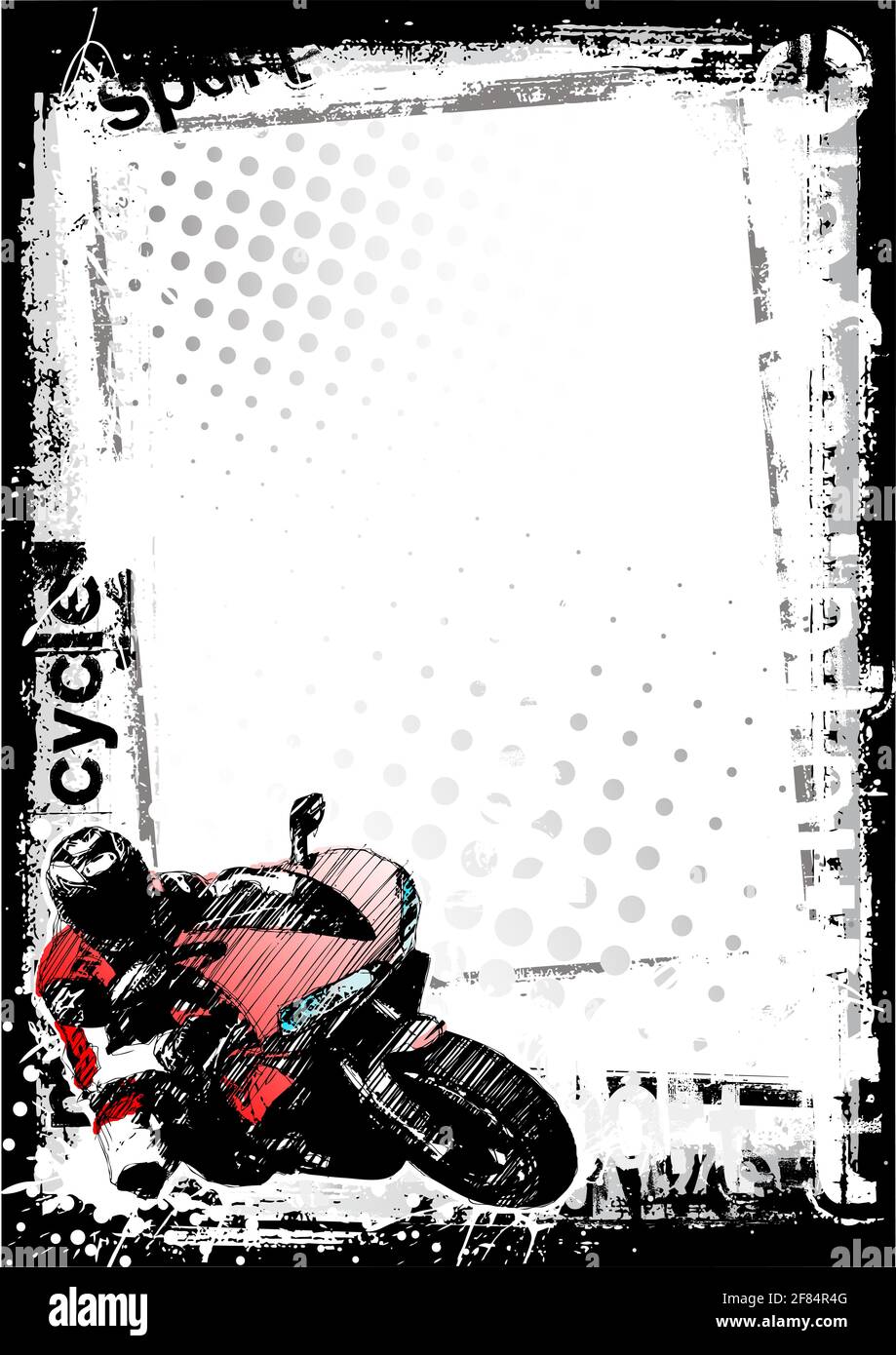 motor bike poster background Stock Vector Image & Art - Alamy