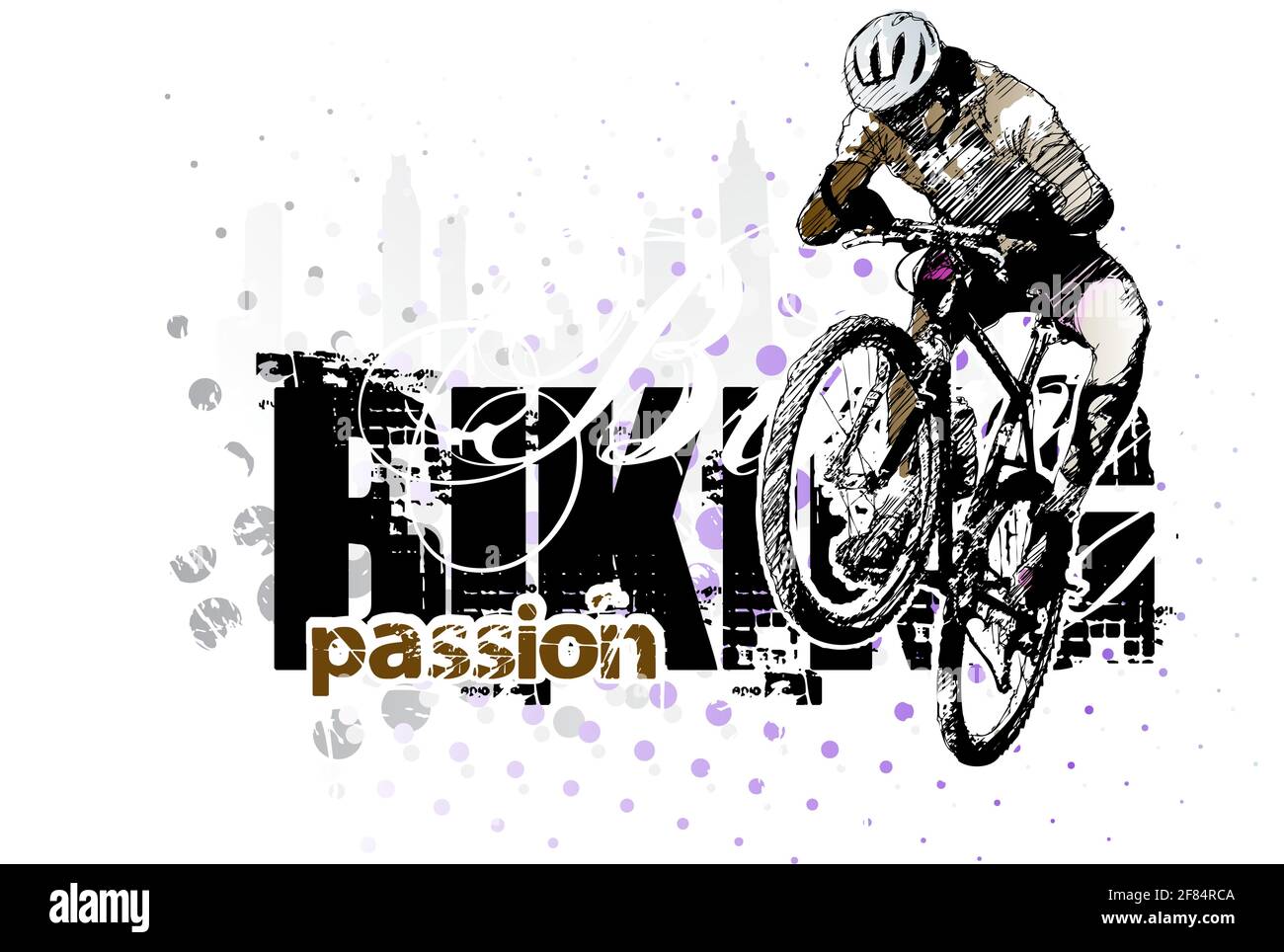 bike poster background Stock Vector Image & Art - Alamy