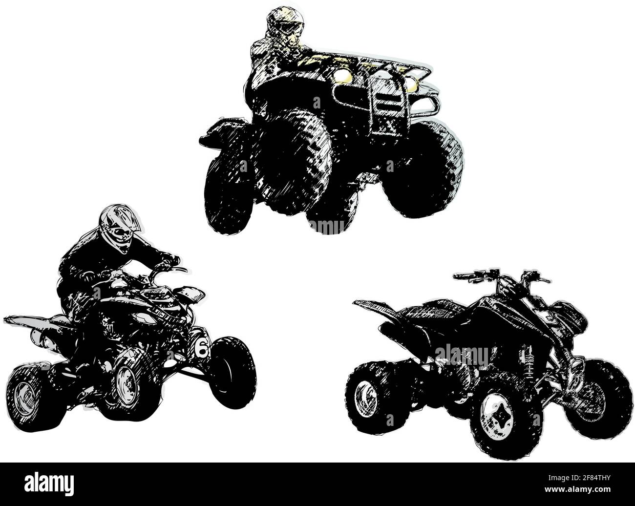 quad bike poster background Stock Vector Image & Art - Alamy
