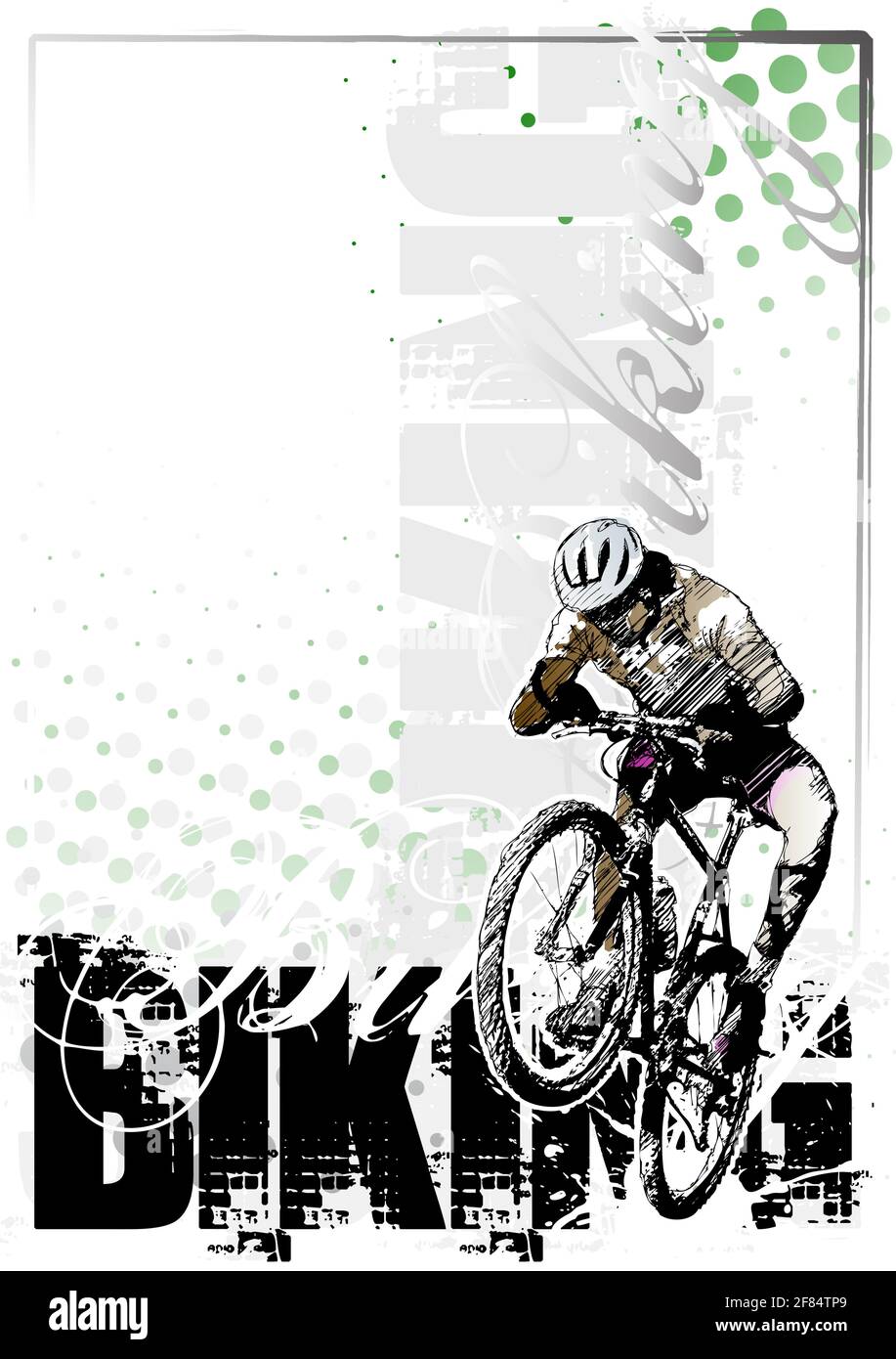 biker poster background Stock Vector Image & Art - Alamy