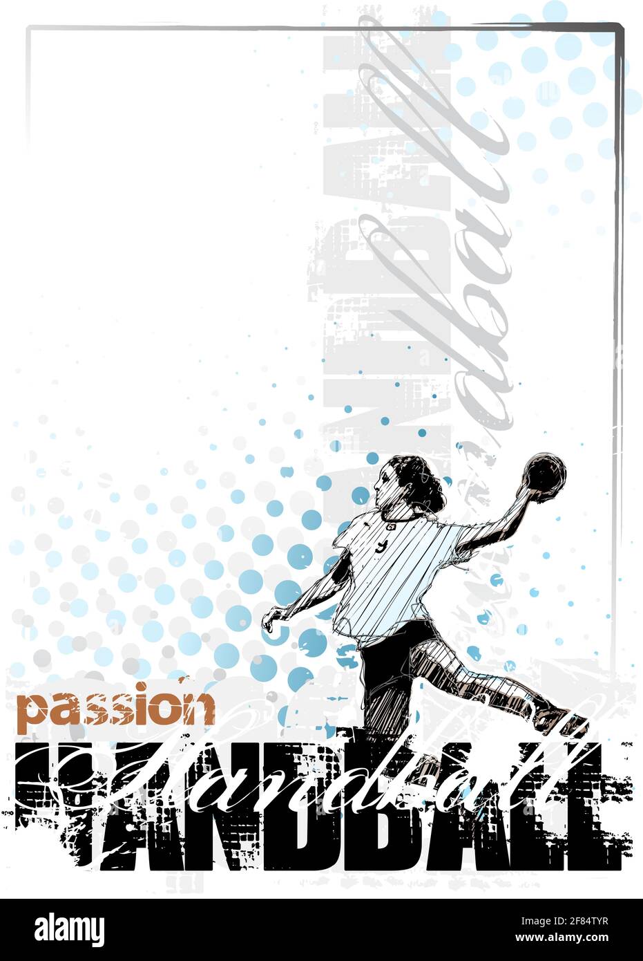 handball poster background Stock Vector Image & Art - Alamy