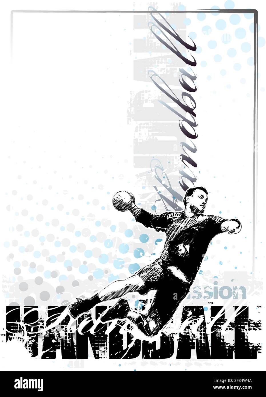 handball poster background Stock Vector Image & Art - Alamy