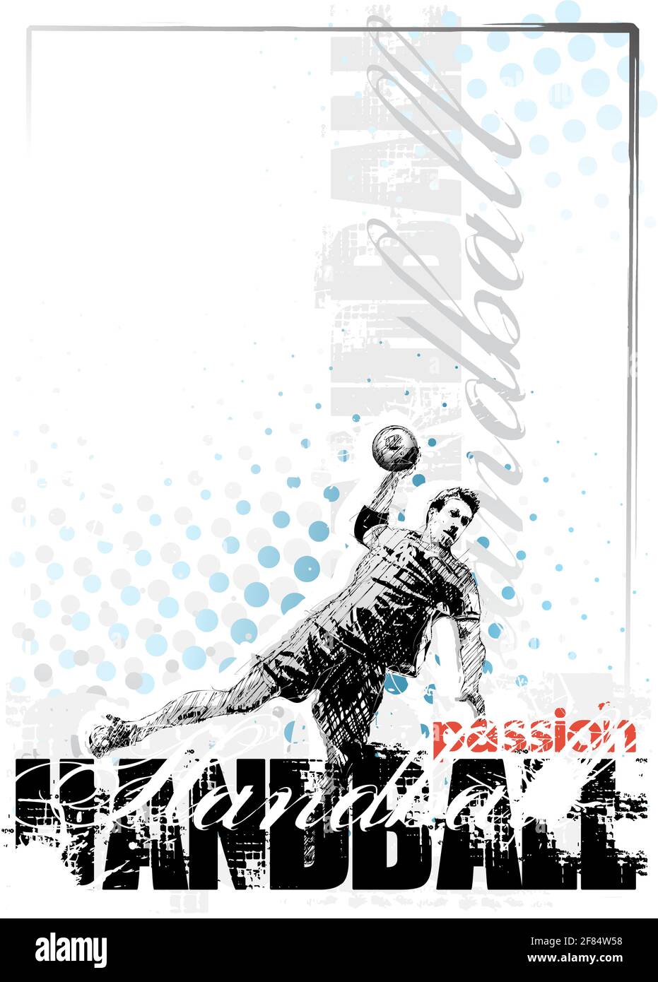 handball poster background Stock Vector Image & Art - Alamy