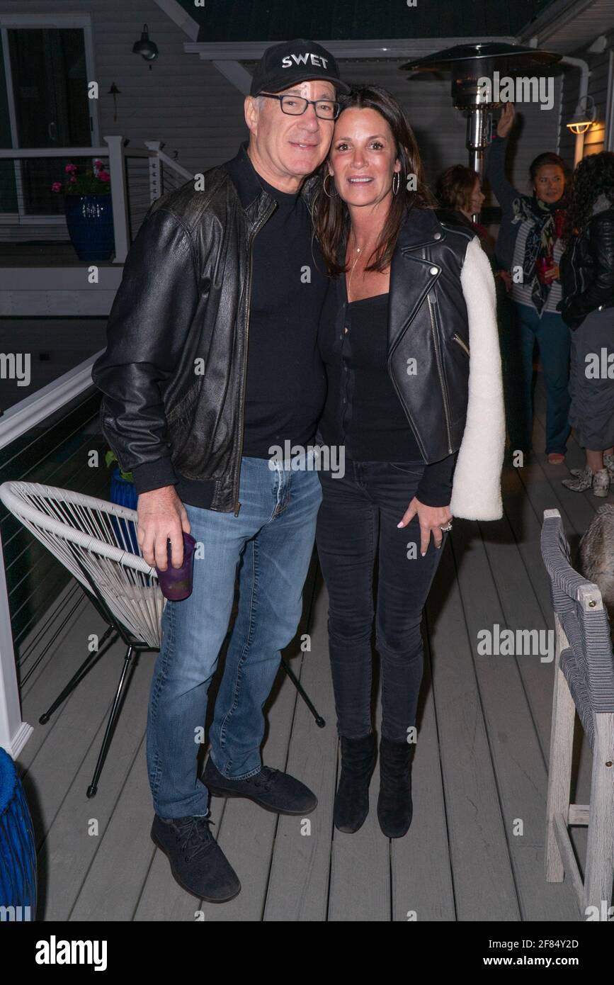 Keith Lippert and Connie Ventura-Lippert attend Artist Luciana ...