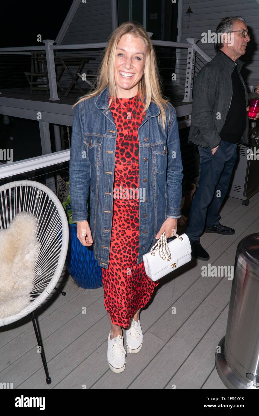 Sharon Mahn attends Artist Luciana Pampalone Vax Birthday Party in ...