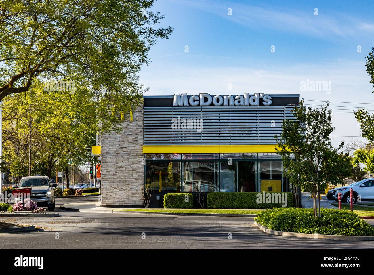 A McDonald's restaurant in Modesto California Stock Photo - Alamy