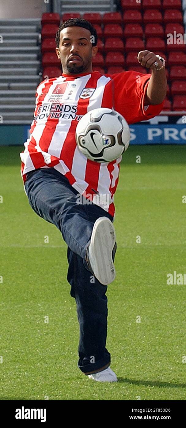 craig david practices his ball skills during a visit to the st. mary's ...