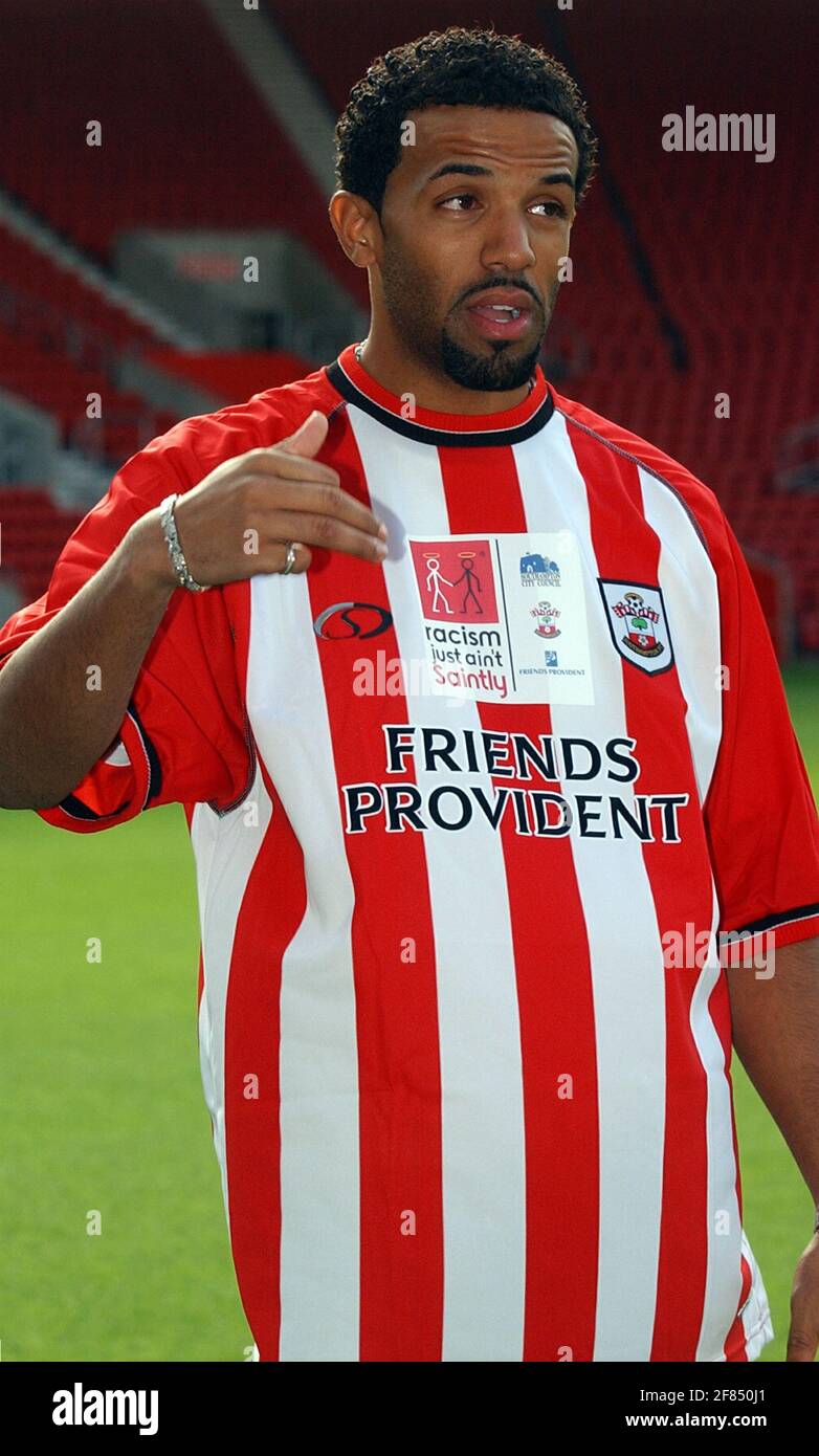 craig david at the st. mary's stadium, southampton pic mike walker 2003 ...