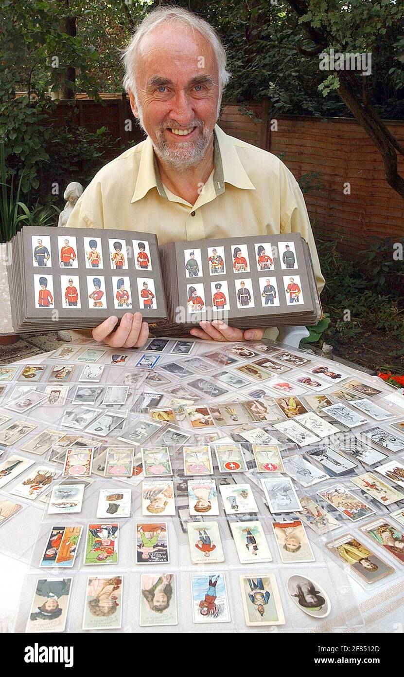 JOHN WALTON OF FARNBOROUGH WITH PART OF HIS 100 YEAR OLD COLLECTION OF ...