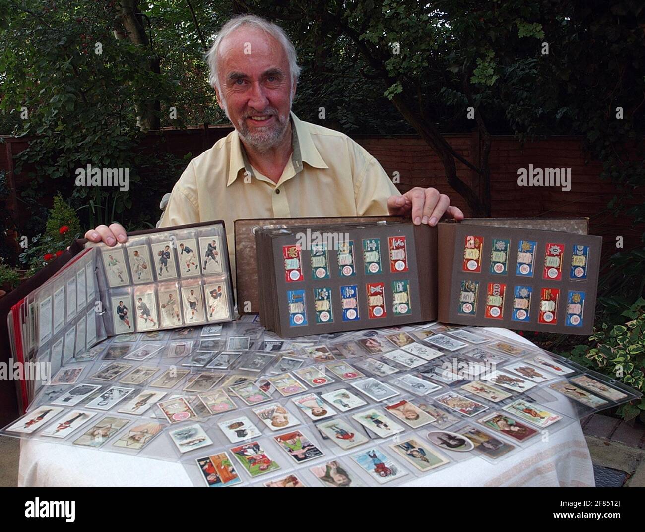 JOHN WALTON OF FARNBOROUGH WITH PART OF HIS 100 YEAR OLD COLLECTION OF ...