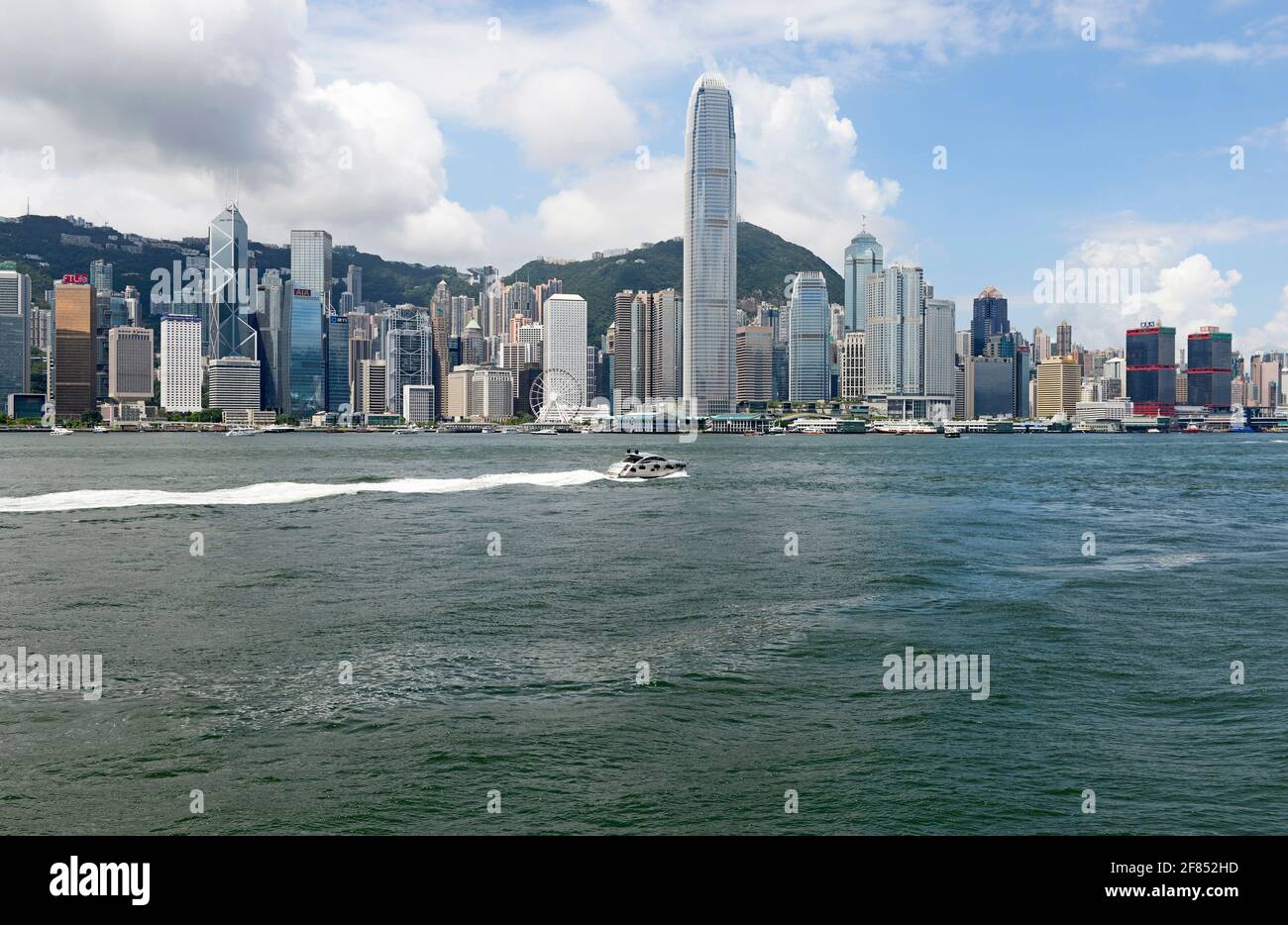 A view of the central waterfront in Hong Kong, China Stock Photo - Alamy
