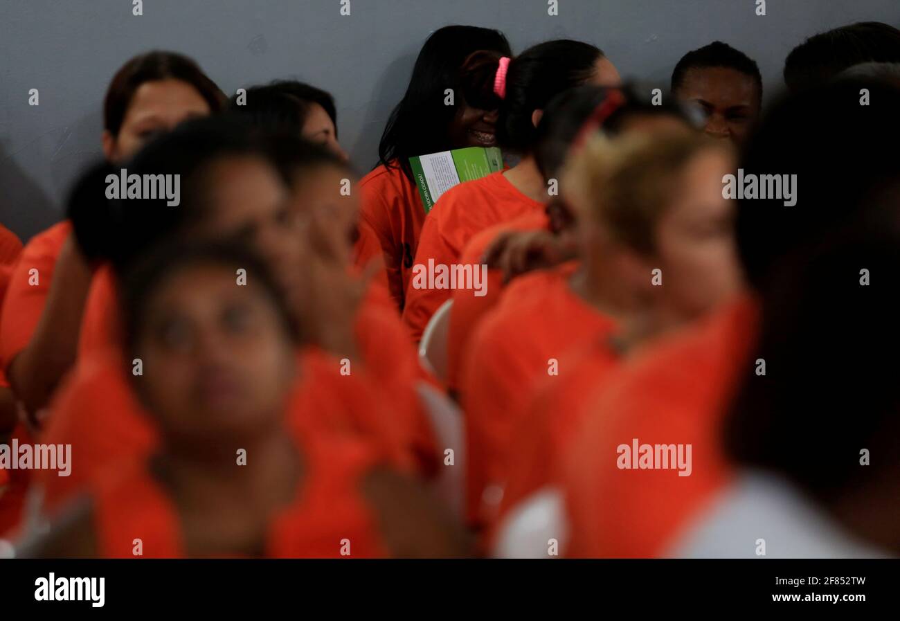 salvador, bahia / brazil - july 25, 2016: Inmates from the Female ...