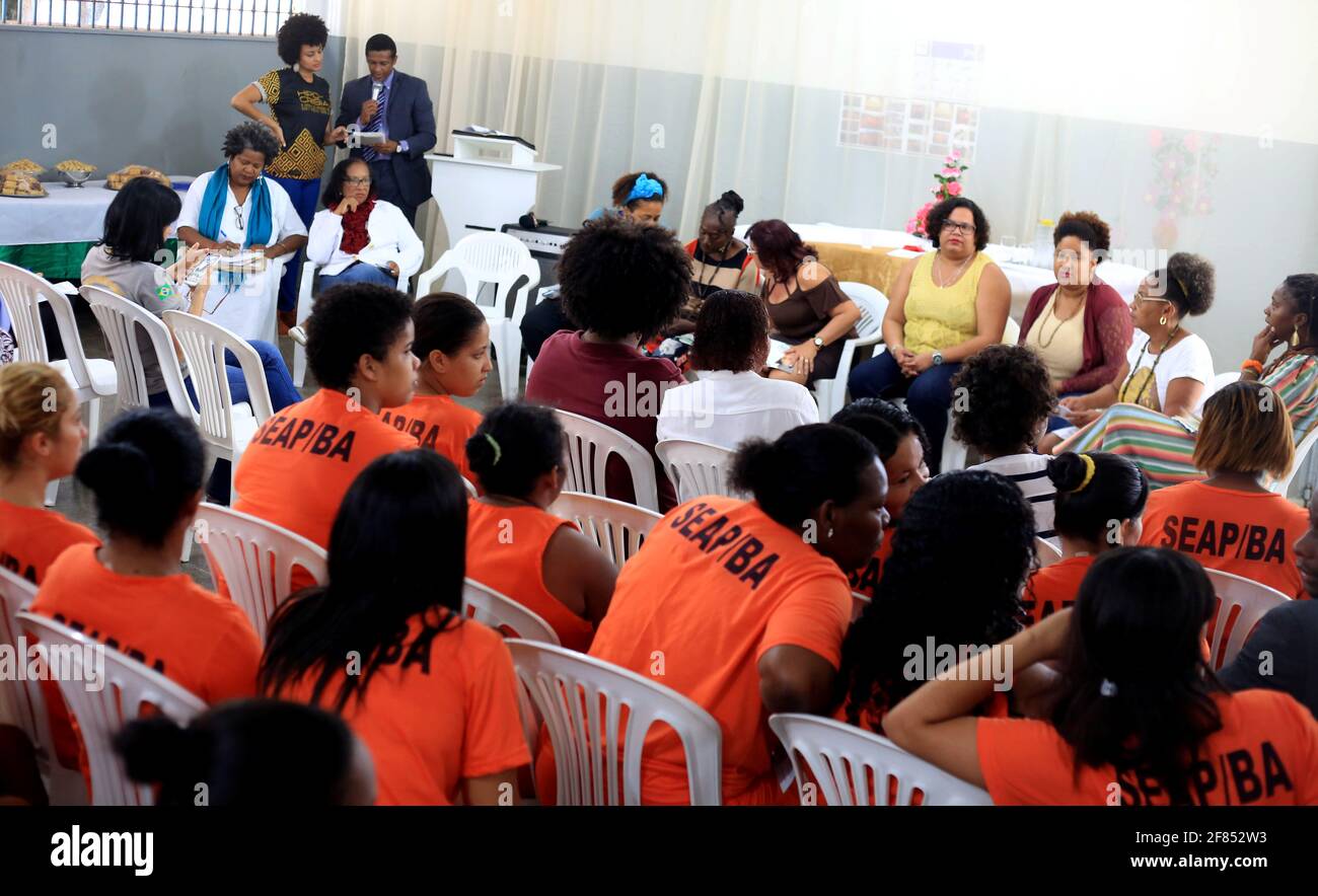 salvador, bahia / brazil - july 25, 2016: Inmates from the Female ...